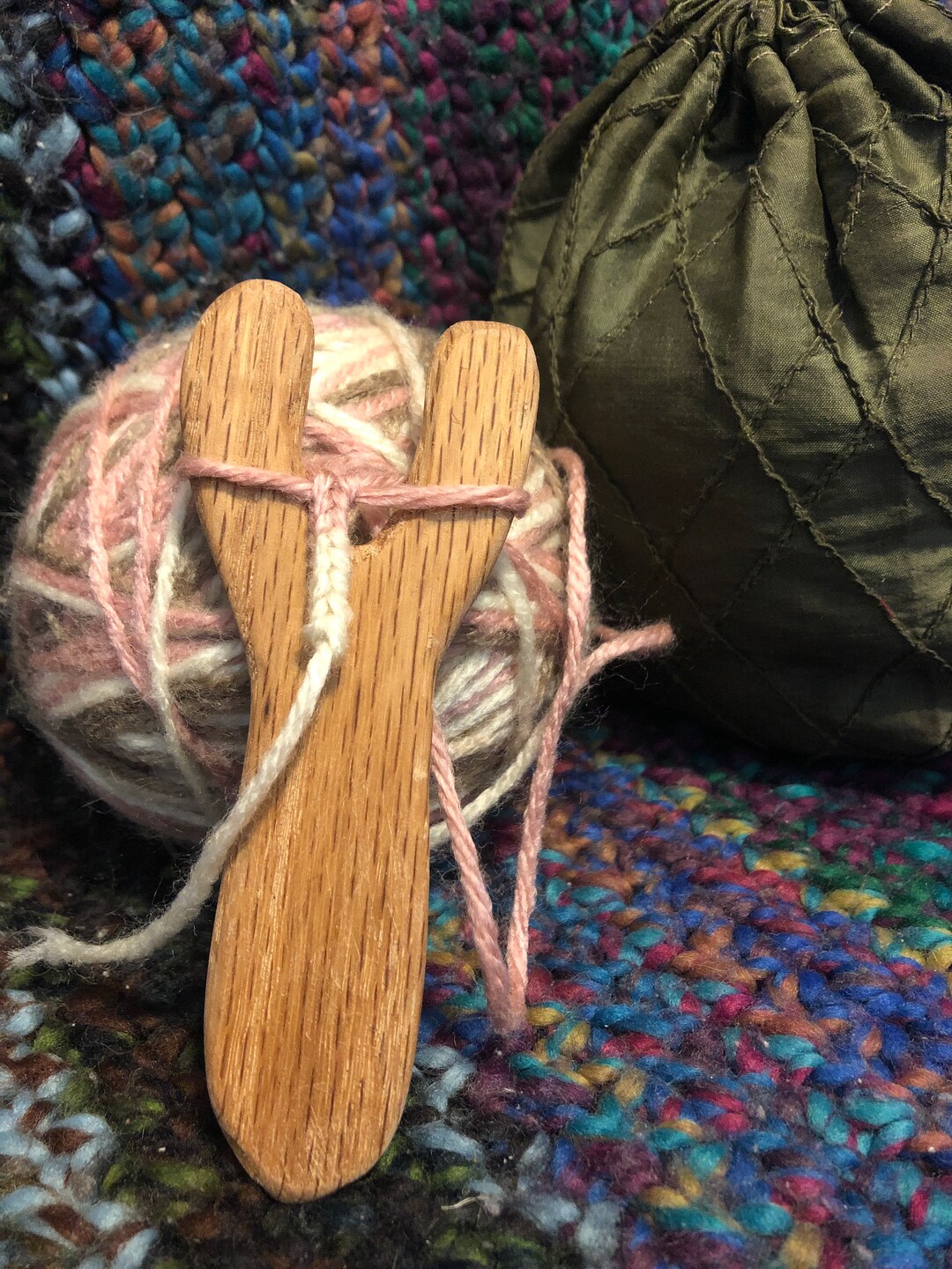 Oak Lucet Viking Yarn Fork - Etsy