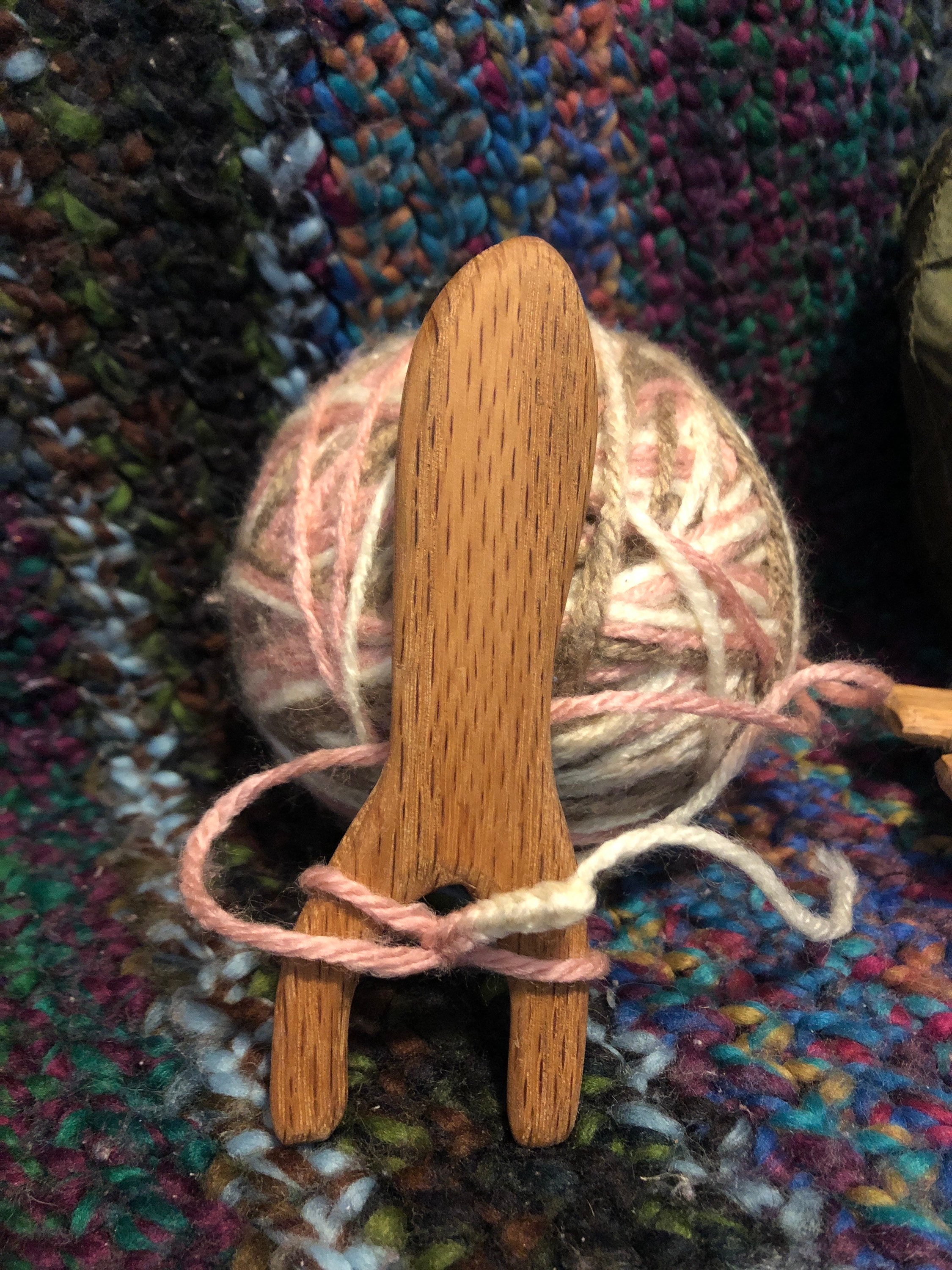 Oak Lucet Viking Yarn Fork - Etsy