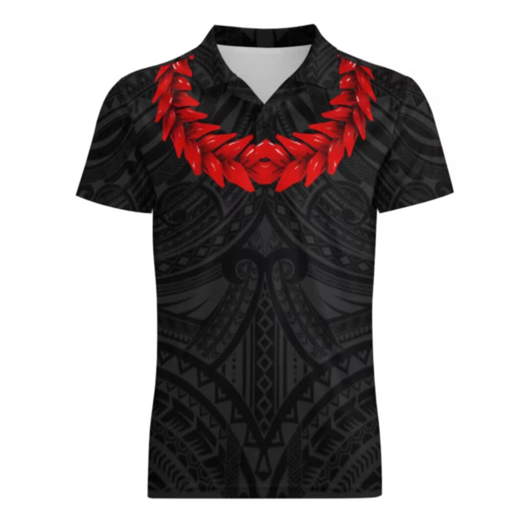 Samoan Ula Fala Polo | Black | Polynesian Tribal - Etsy