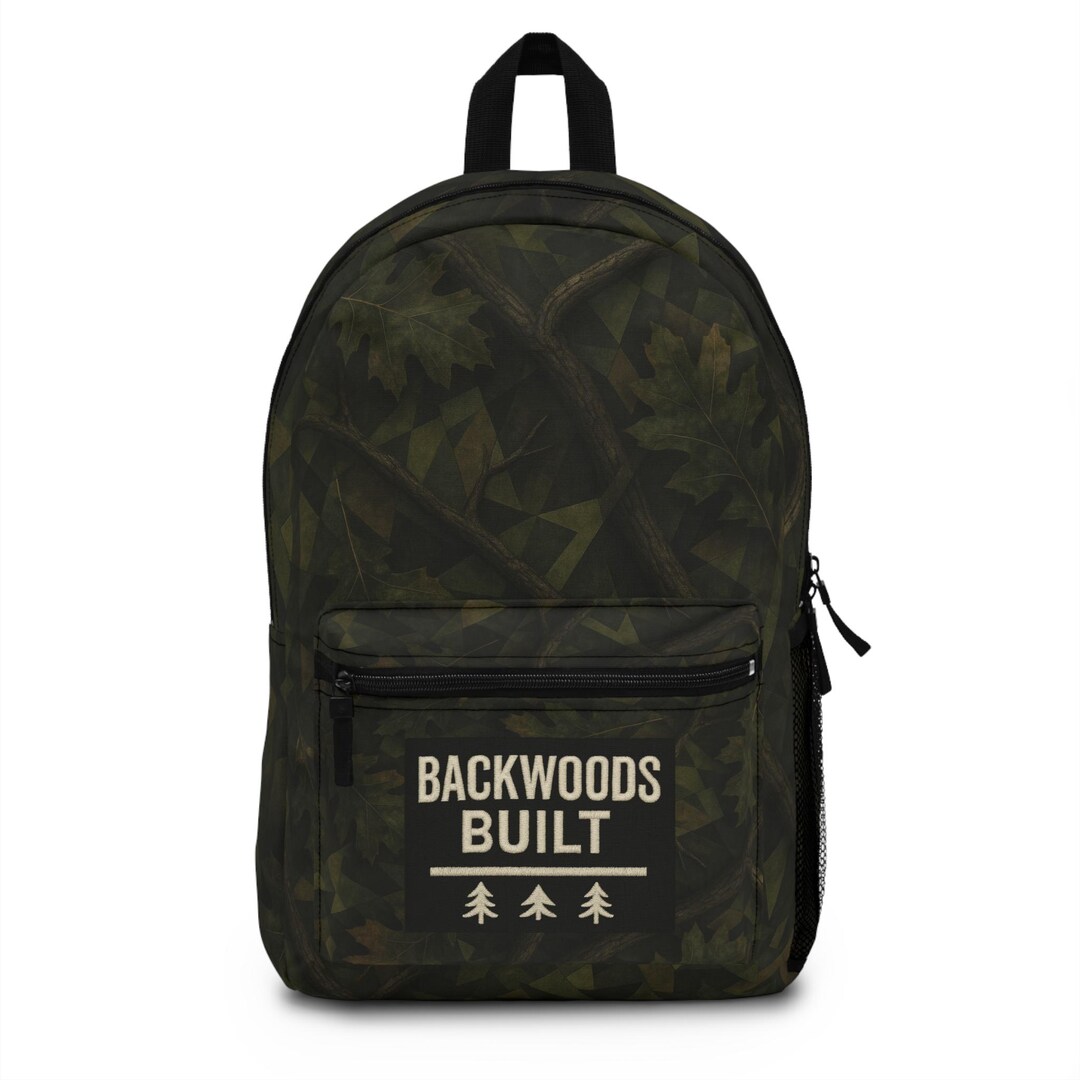 Backwoods Built Backpack, Nature Inspired Daypack, Eco-friendly Travel ...