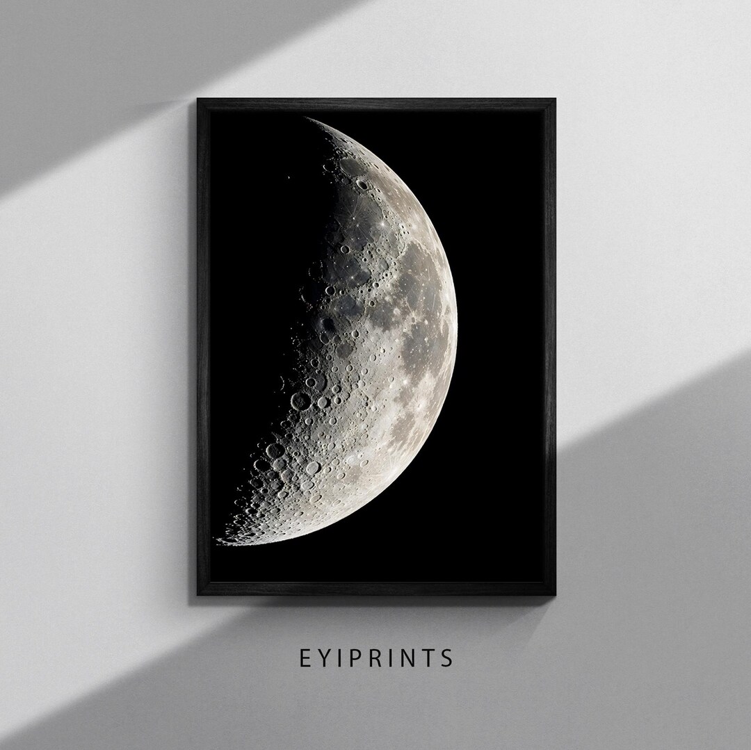 Half Moon Wall Art - Digital Download - Etsy