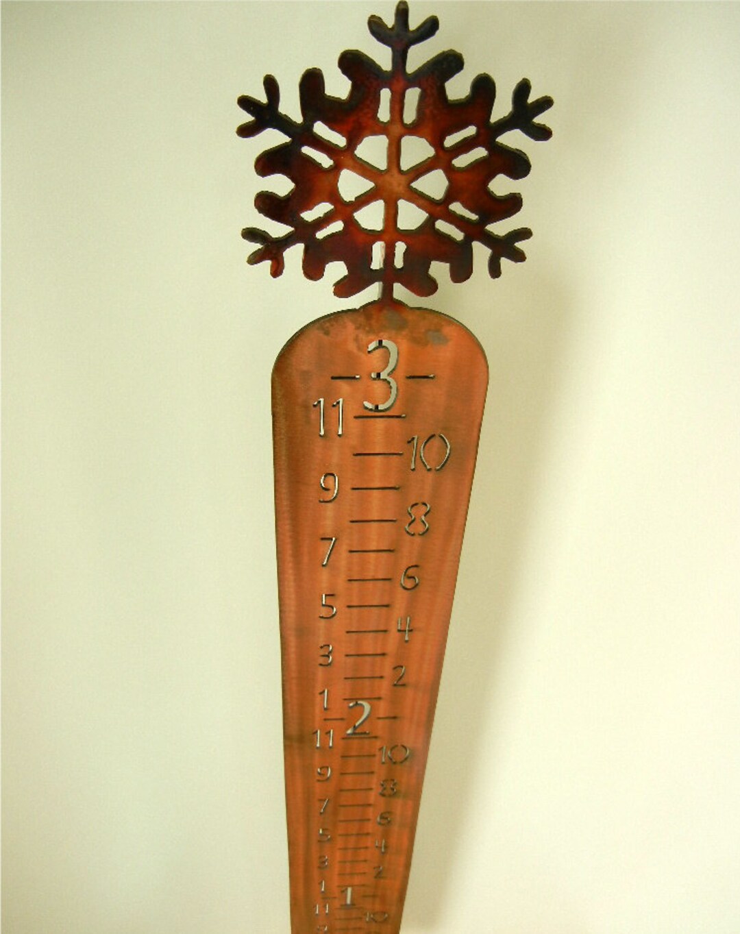 Snow Stake Metal Garden Stake - Etsy