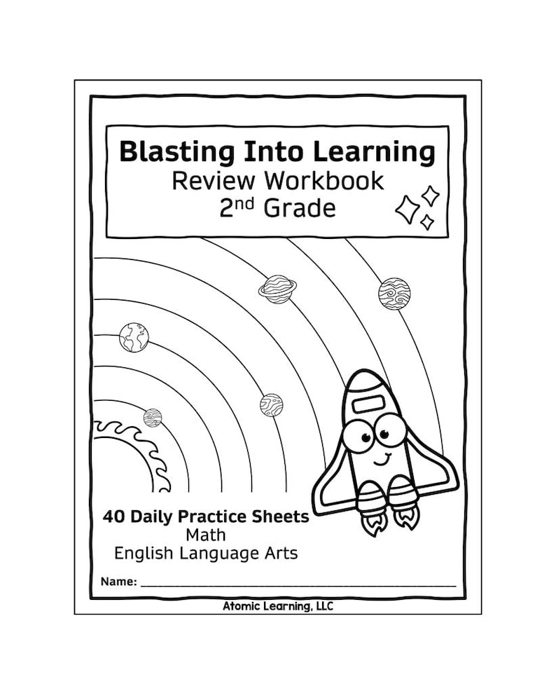 2nd Grade - Review Workbook - Etsy