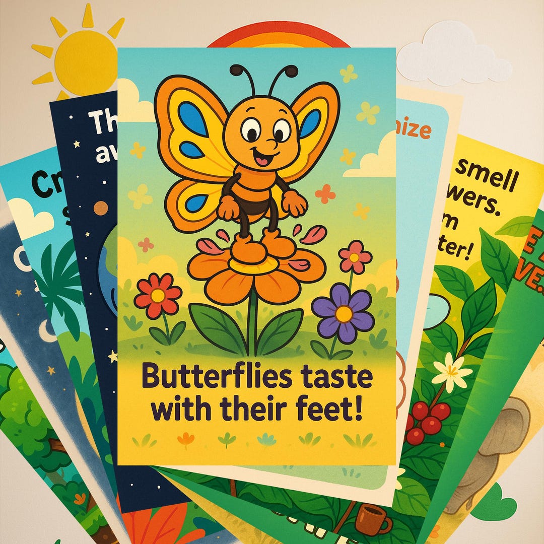 Fun Science Facts for Kids – Printable Educational Posters – Nursery ...