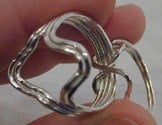 6pc. Sterling Silver Puzzle Ring | Etsy