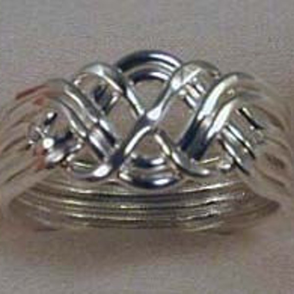 Silver Puzzle Ring - Etsy