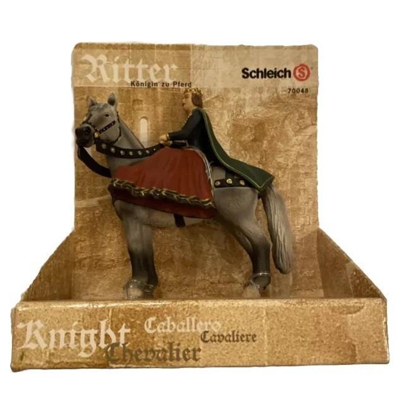 Schleich 70048 - Knight Medieval Figure Queen on Horseback - HTF New - Etsy