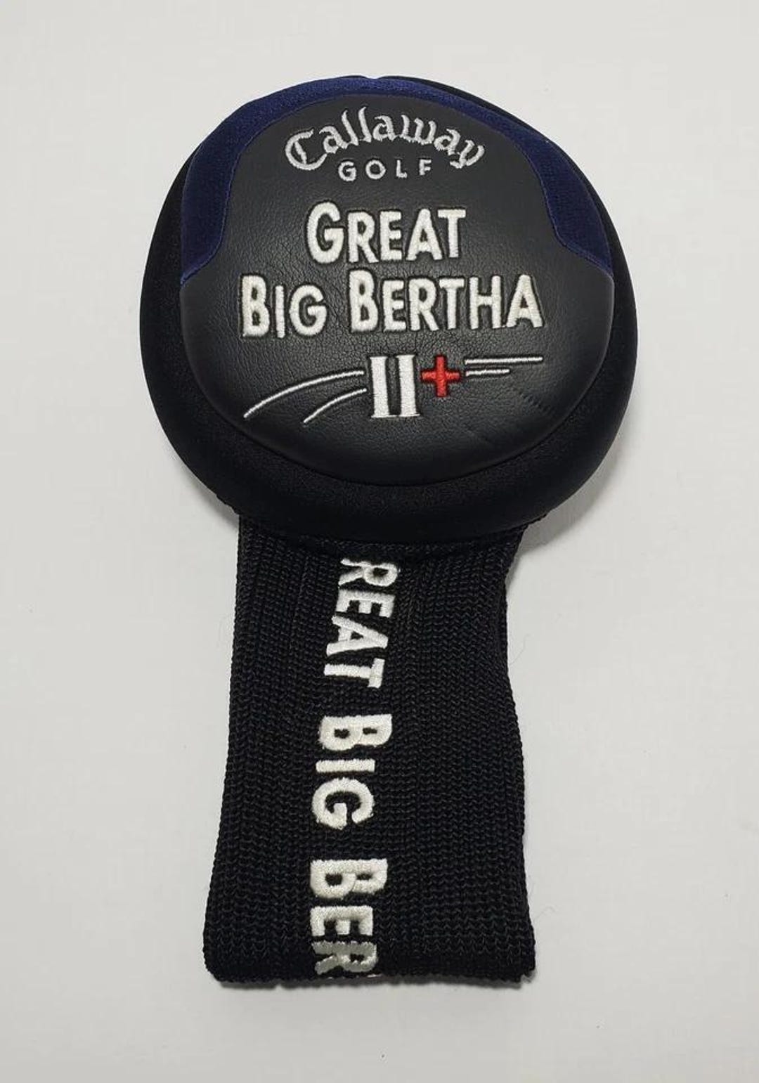 Callaway Great Big Bertha II+ Driver Head Cover Black Blue Mens Golf ...