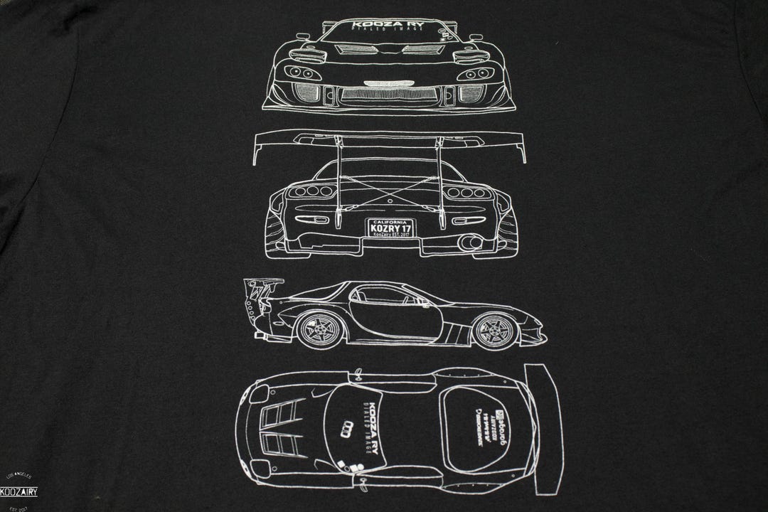 Mazda FD RX7 T-shirt - Etsy