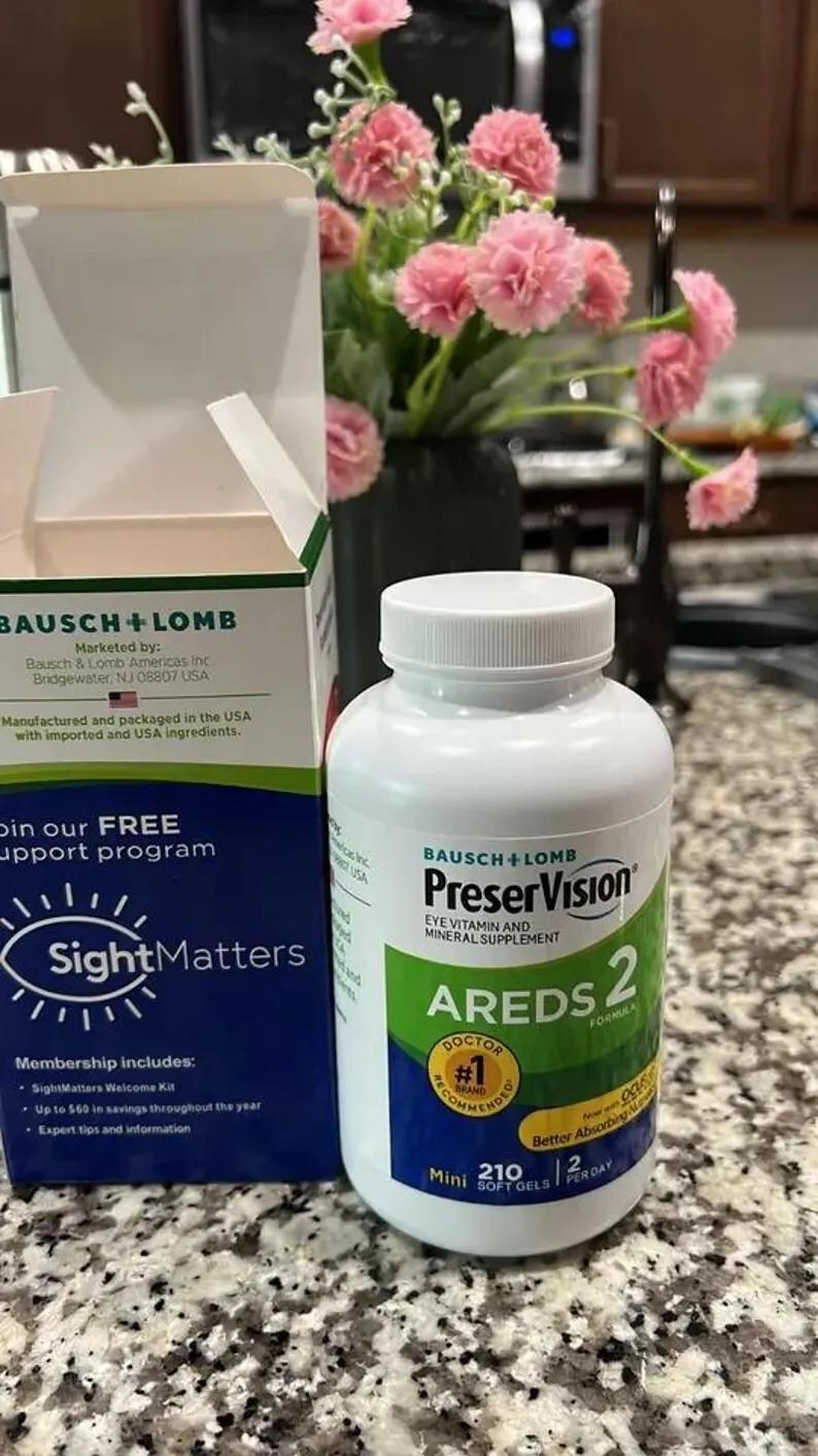 Bausch + Lomb Preservision AREDS 2 210 Soft Gels New Sealed Exp 27 ...
