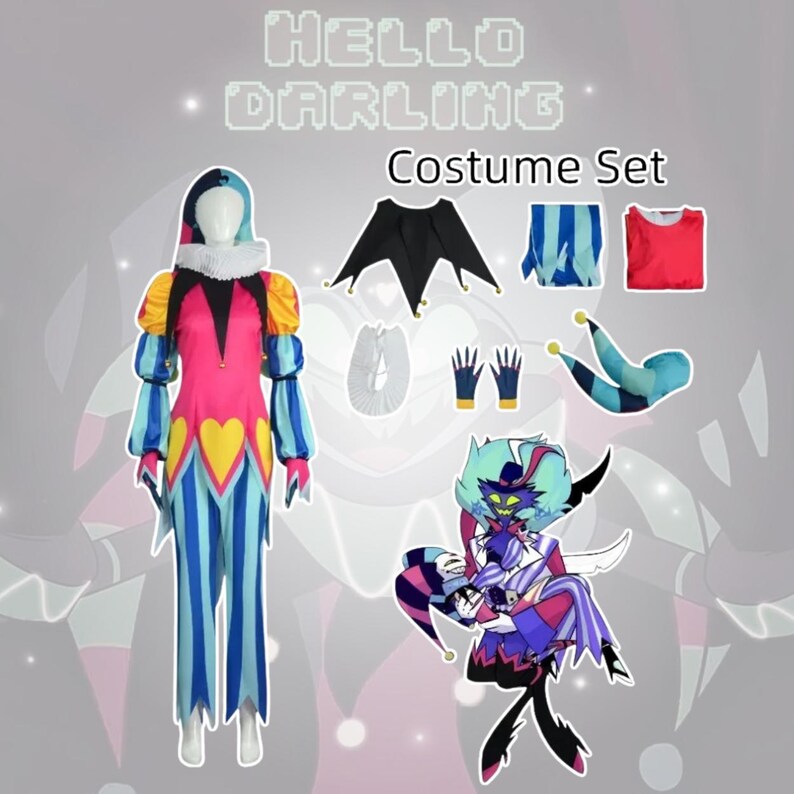 Anime Fizzarolli Cosplay Costume – Fizzarolli Helluva Boss Collection ...