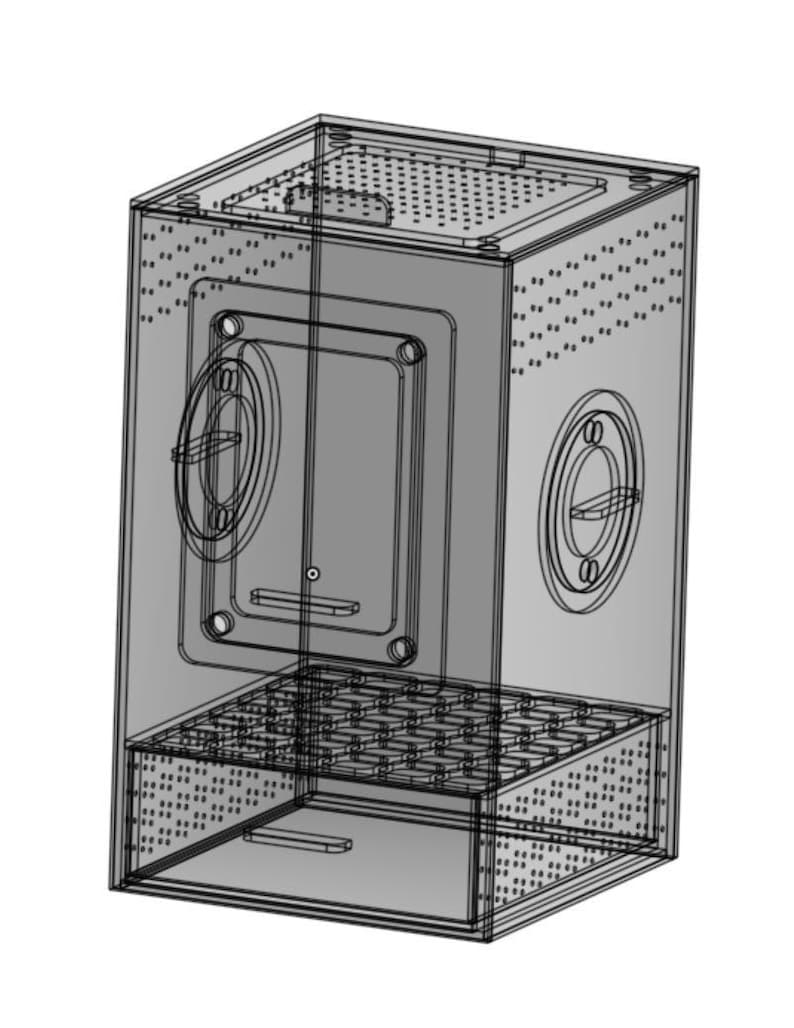 Insect Enclosure/ Terrarium With Drawer for Filtration - Etsy