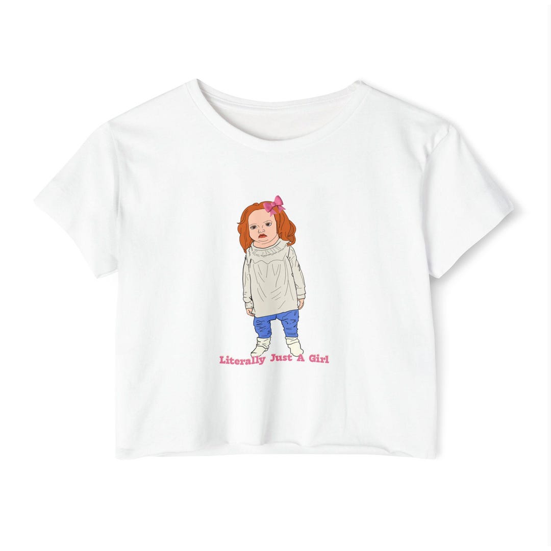 Twilight Meme Crop Top: Renesmee Cullen 'just a Girl' Cuckesmee Funny ...