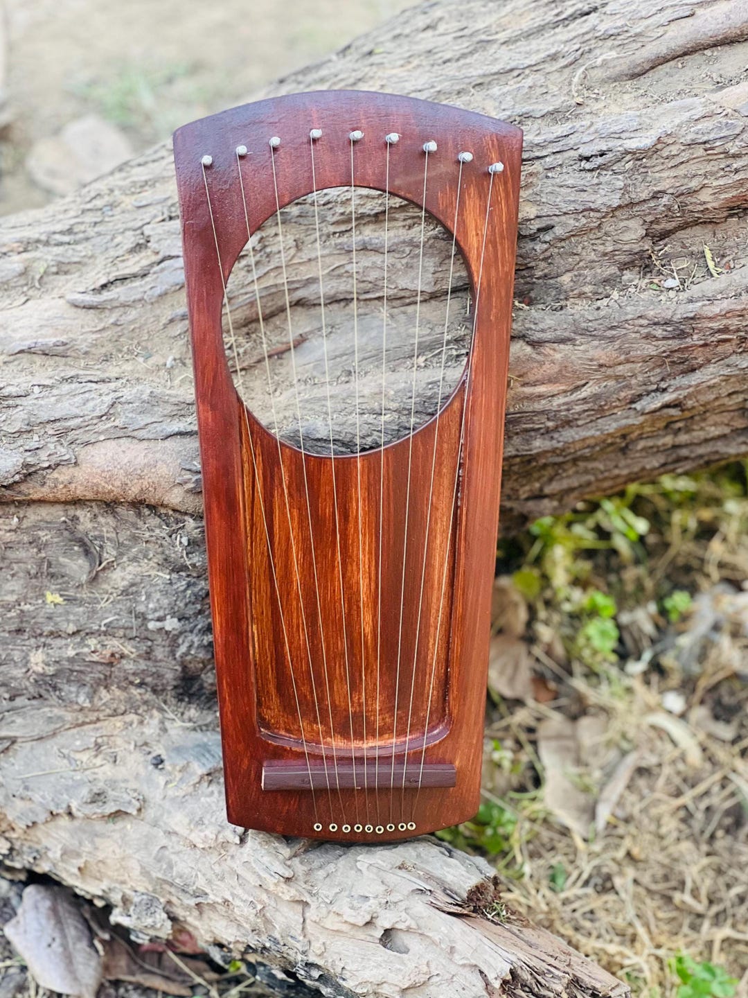 Pentatonic Rosewood Medieval Musical Instruments Handmade 9 Metal ...