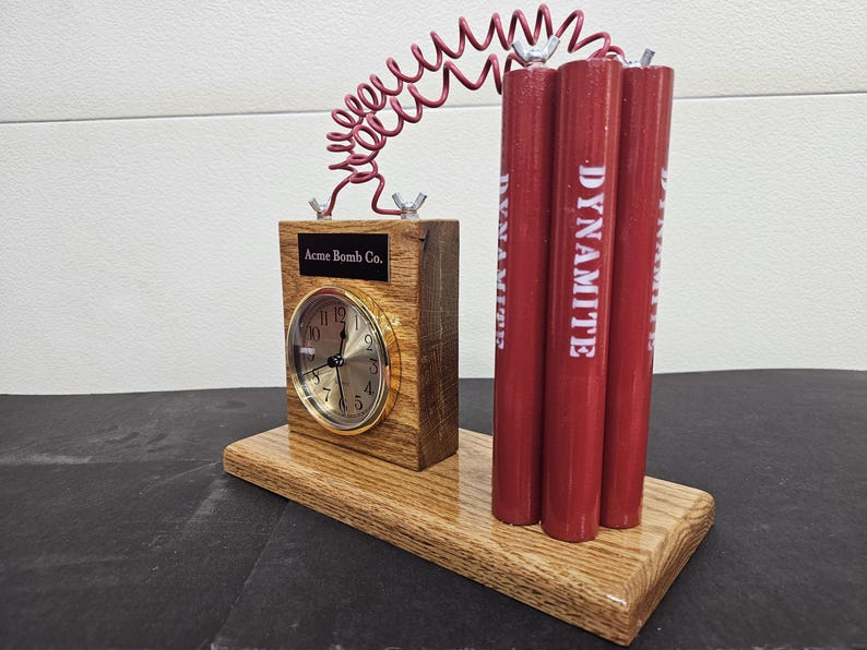 Clock, Time Bomb, Dynomite, Dynamite, Bomb, Bomb Clock. Novelty Clock ...