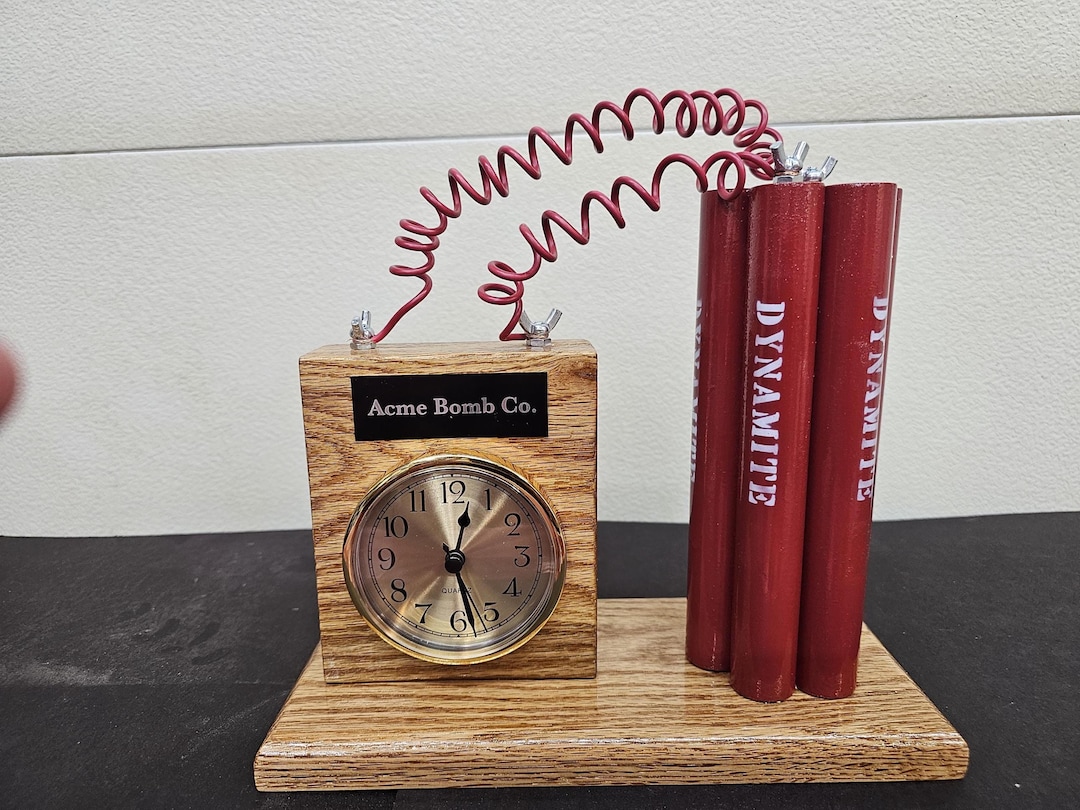 Clock, Time Bomb, Dynomite, Dynamite, Bomb, Bomb Clock. Novelty Clock ...