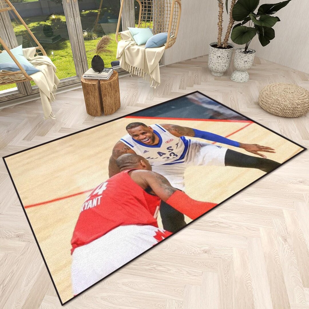 Kobe Bryant X Lebron James Room Rug - Etsy