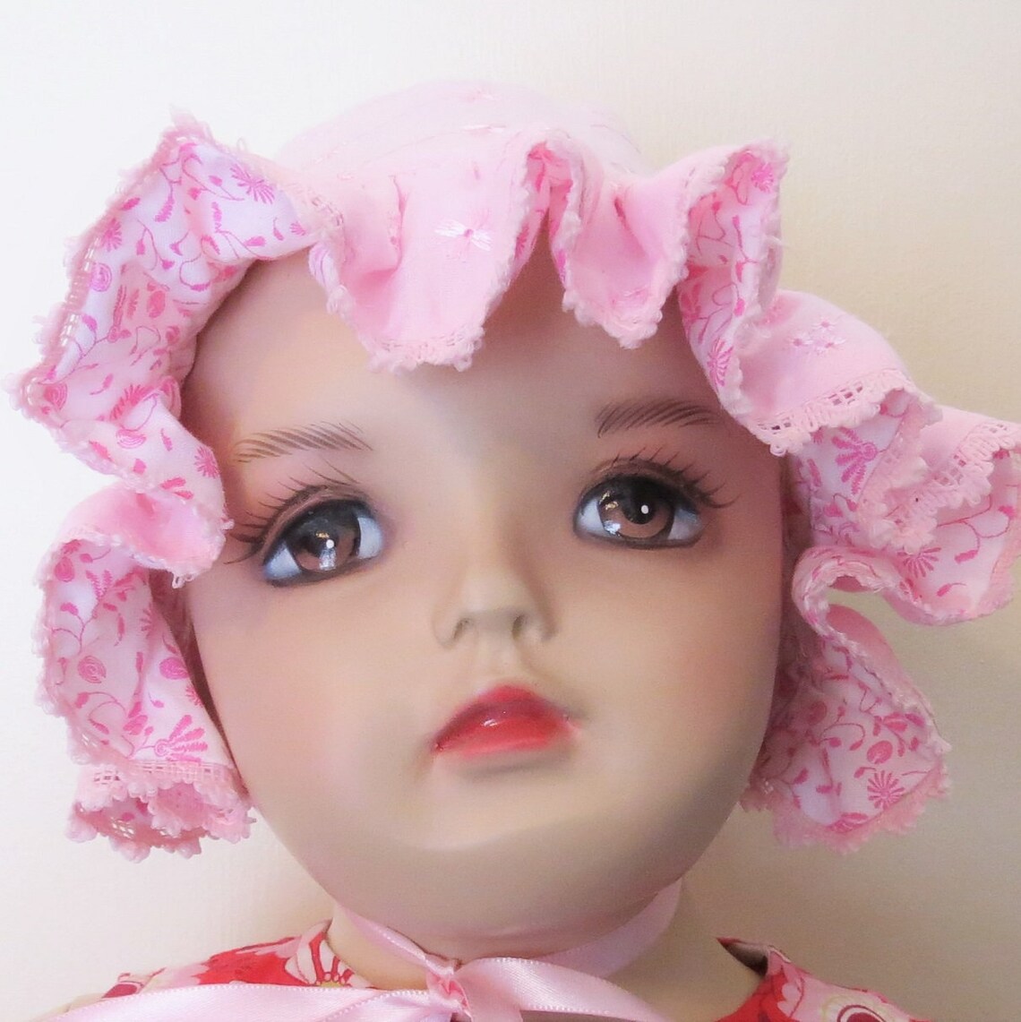 Bonnet Hat Infant Bonnet Reversible Sun Bonnet Hat Girl | Etsy