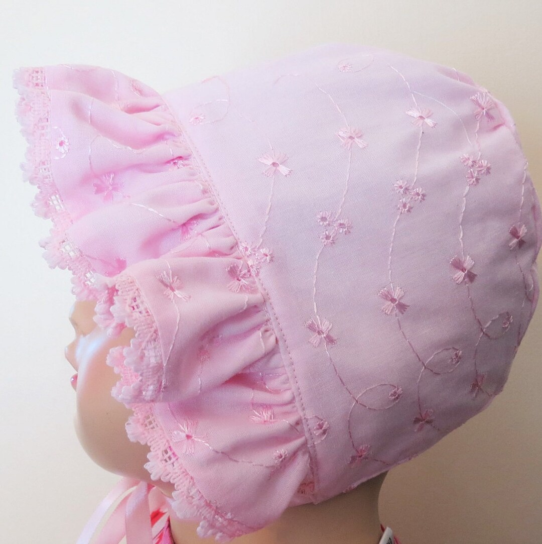 Bonnet Hat Infant Bonnet Reversible Sun Bonnet Hat Girl Bonnet Hat ...