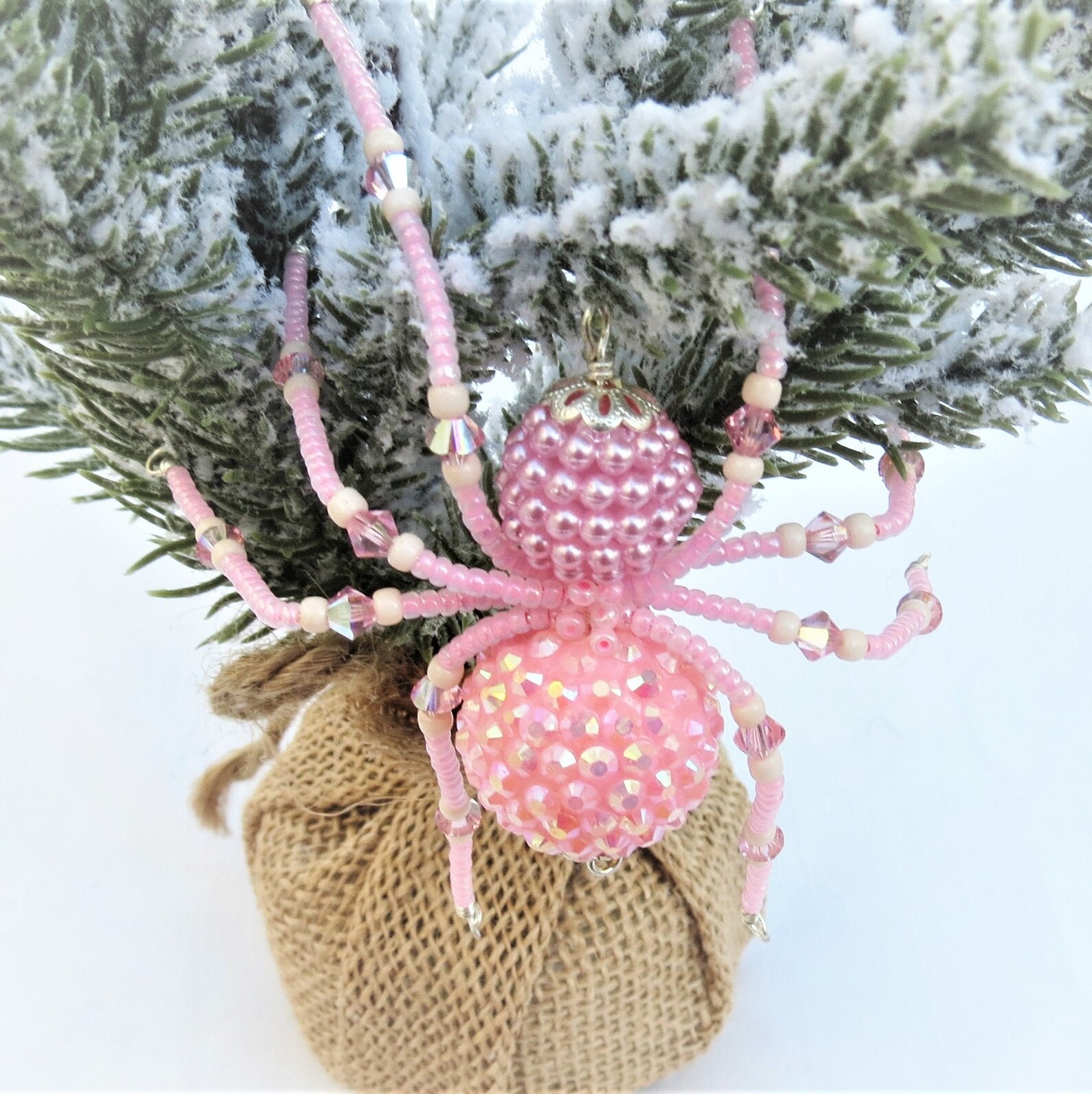 Christmas Spider Ornament Folk Art Tales Legend of Tinsel and - Etsy