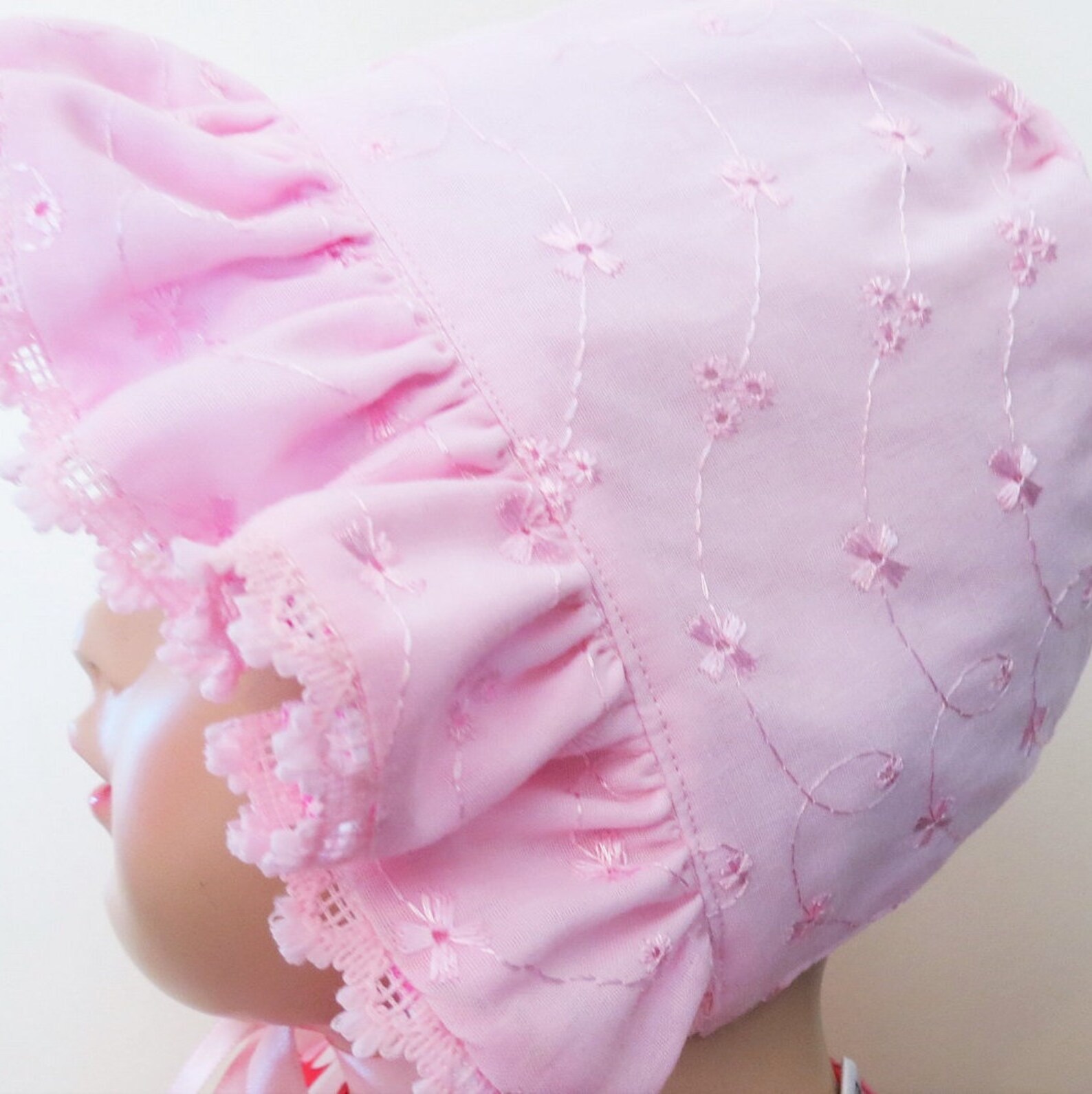 Bonnet Hat Infant Bonnet Reversible Sun Bonnet Hat Girl Bonnet - Etsy