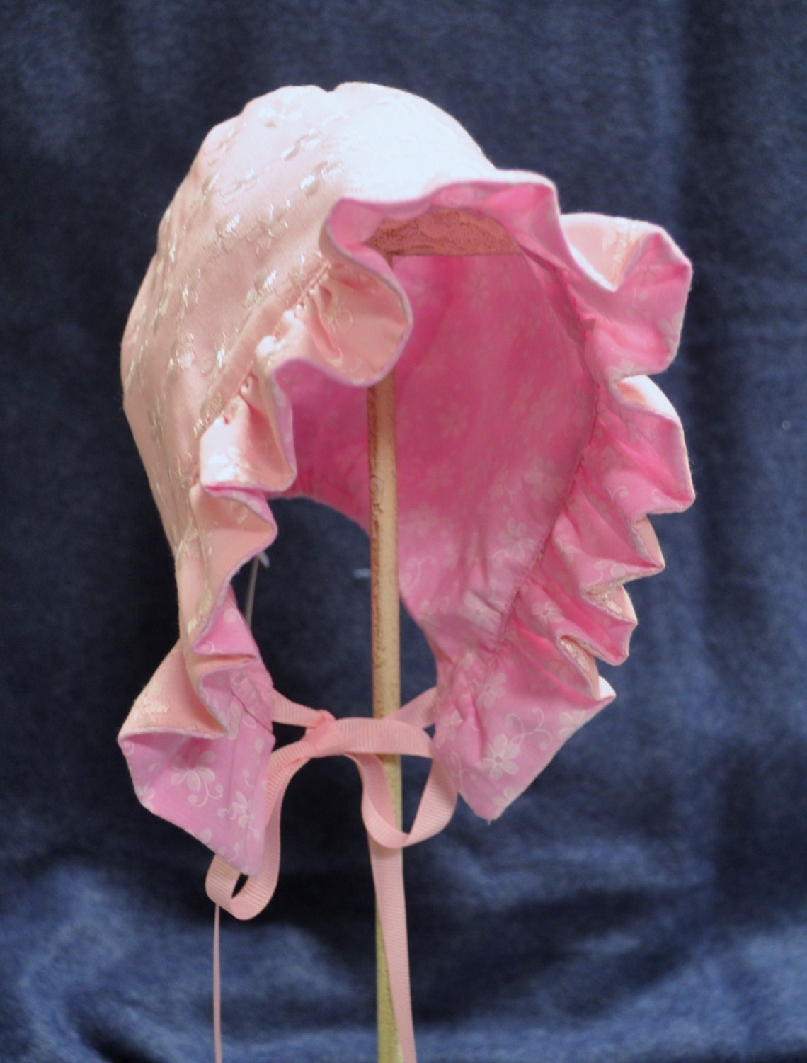 Bonnet Hat Infant Bonnet Reversible Sun Bonnet Hat Girl | Etsy