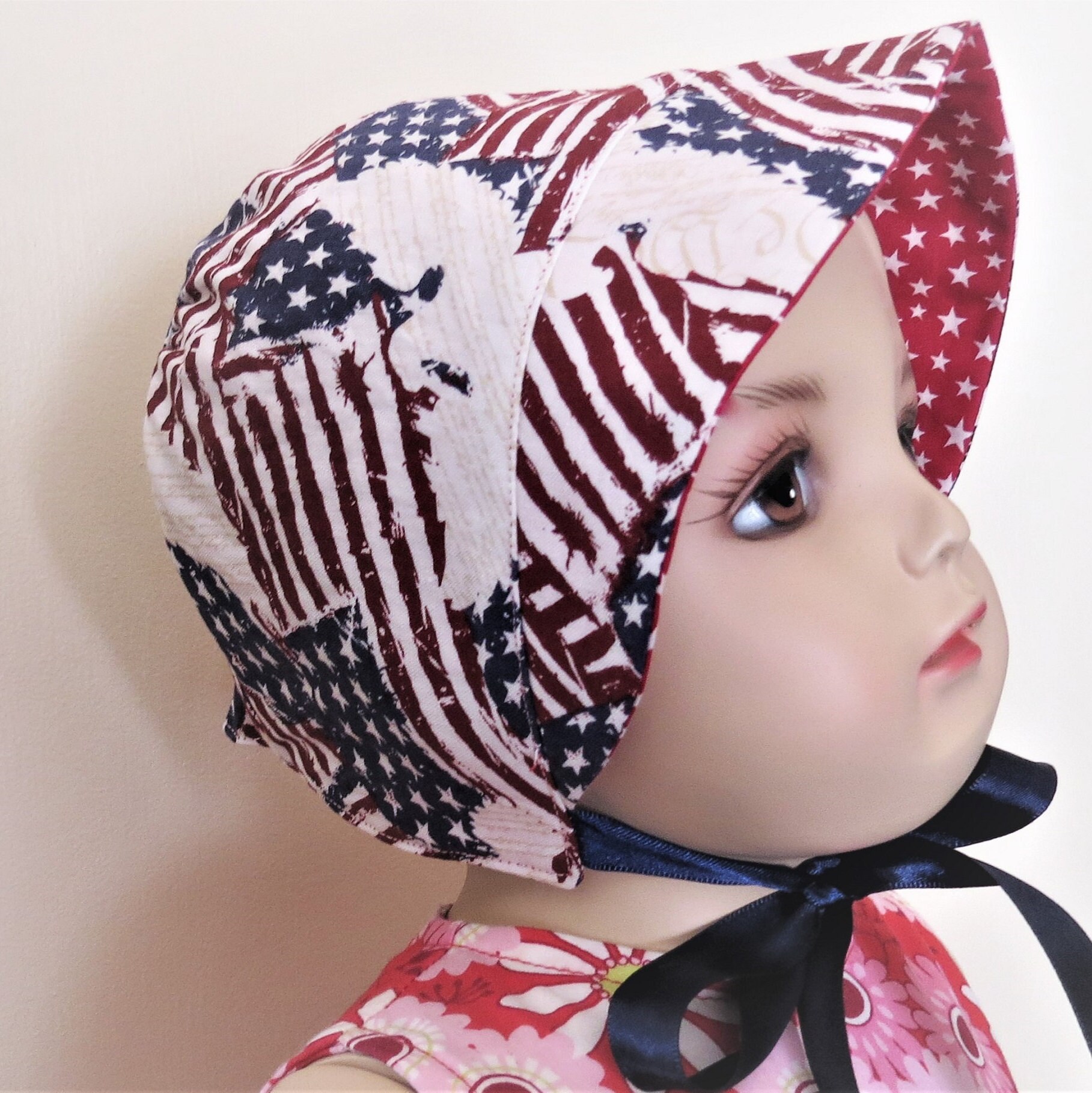 Bonnet Hat Hats Sun Bonnet Hats Reversible Girl Hat | Etsy