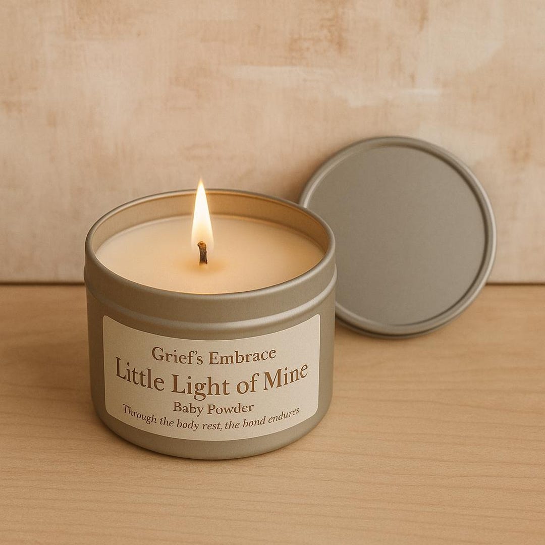 Little Light of Mine | Baby Powder Candle for Innocence & Peace - Etsy