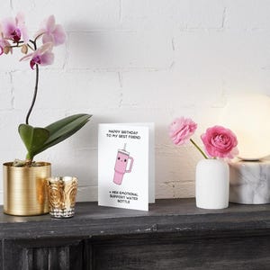 Funny Gen Z Birthday Card | Aesthetic Greeting Card for Friends, Bffs ...