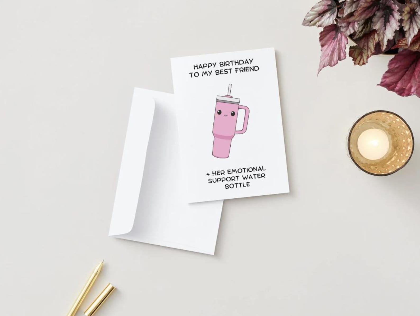 Funny Gen Z Birthday Card | Aesthetic Greeting Card for Friends, Bffs ...