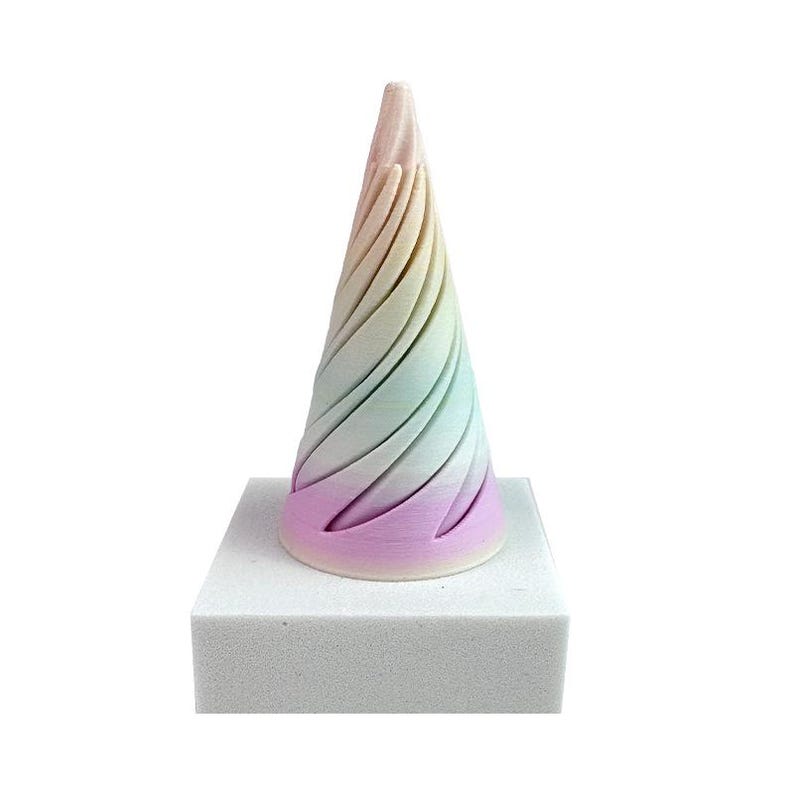 3D Printed Fidget Twist Cones – Interlocking Spinning Stress Relief ...
