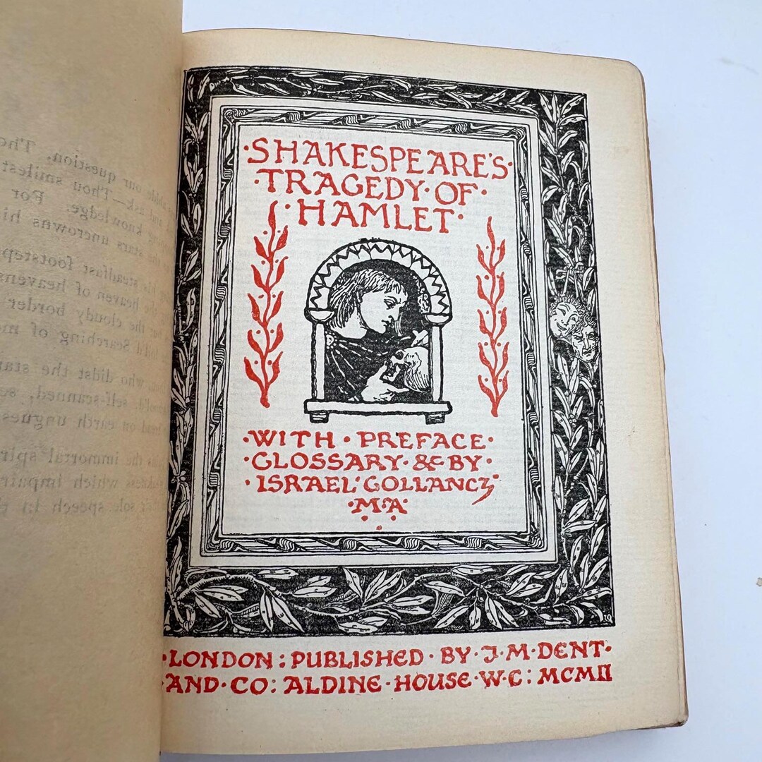 Shakespeare’s Tragedy of Hamlet – 1902 Dent Edition – Glossary by ...