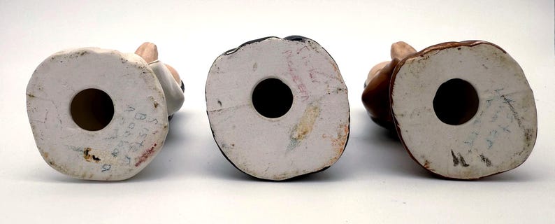 Set of 3 Vintage Ceramic Nun Figurines – 1950s–1960s Japanese Religious ...