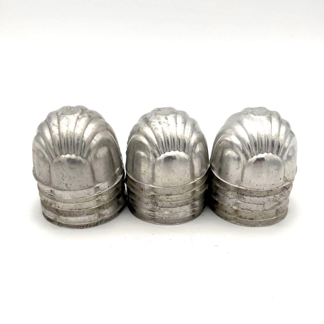 Vintage Fluted Aluminum Baking Molds - Set of 20 Shell Tartlet Cups - Etsy