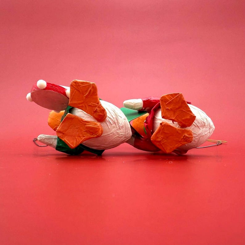 Vintage Paper Mâché Duck Ornaments – Set of 2 – Japan 1960s Christmas ...