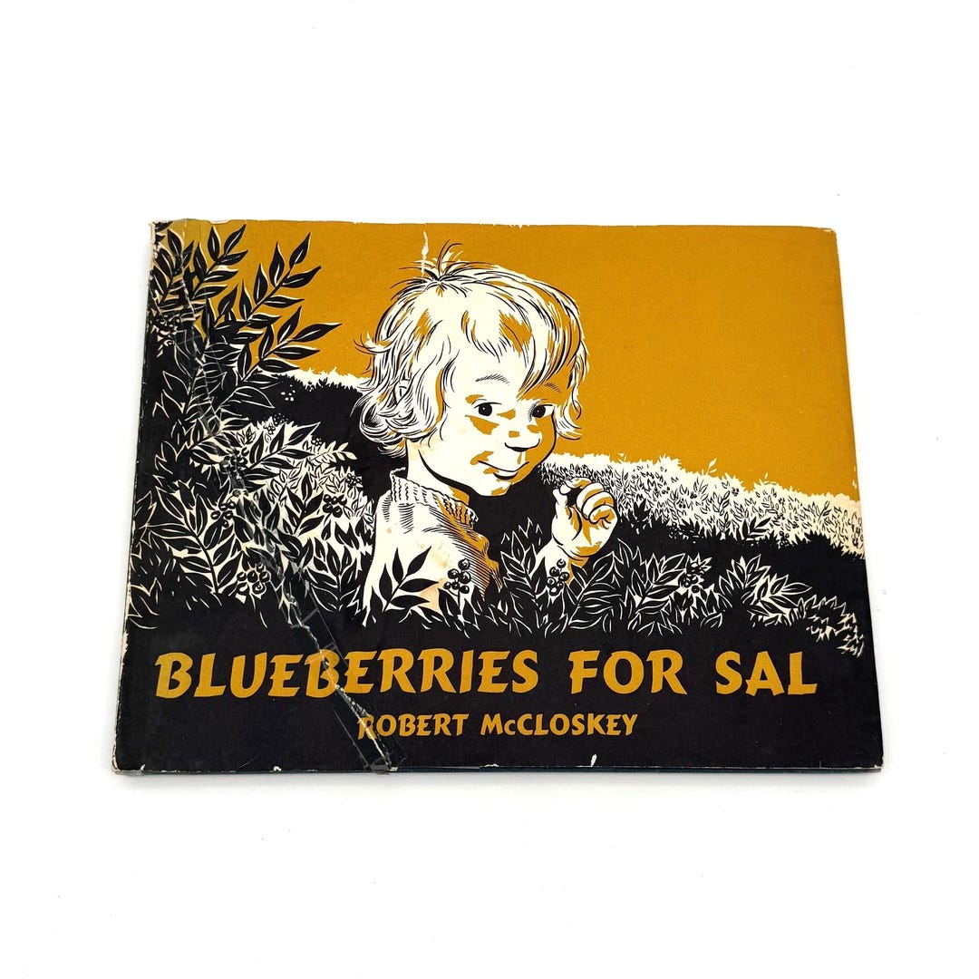 Blueberries for Sal by Robert Mccloskey – Signed Copy With Dust Jacket ...