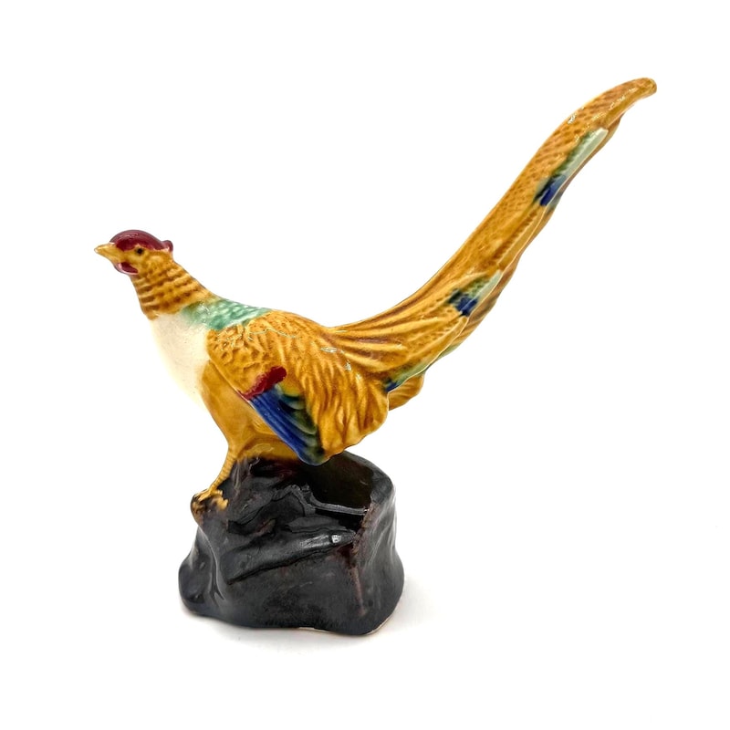 Ceramic Pheasant Figurine - Etsy