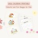 2026 Calendar for Printable Download, Kids Monthly Calendar, Gift for ...