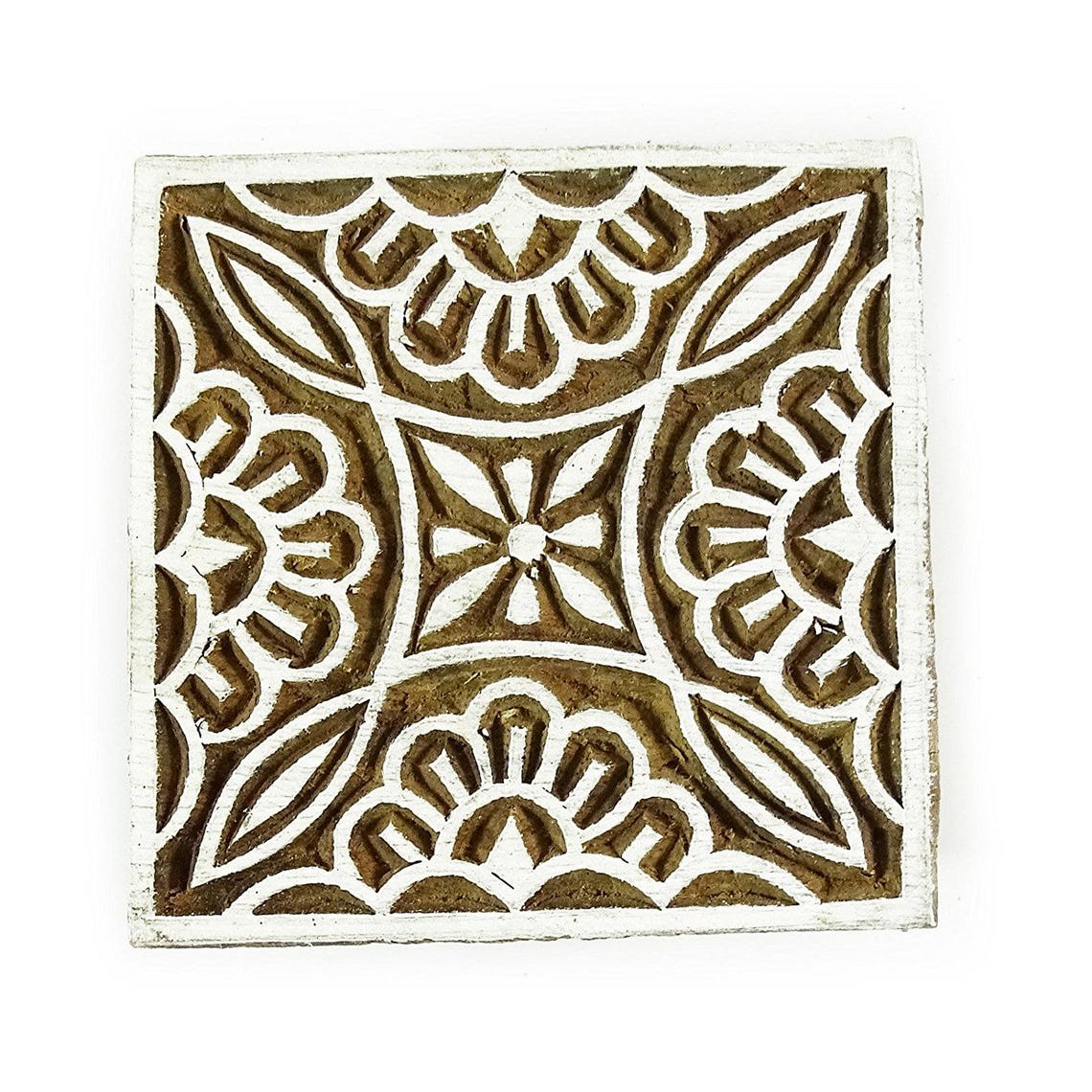 Floral Design Wooden Printing Blocks Printing Block Fabric | Etsy