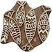 Hand Carved Wooden Printing Block, Fish Design Fabric Stamp - Etsy
