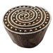 Round Shape Pattern Traditional Wooden Printing Block - Etsy