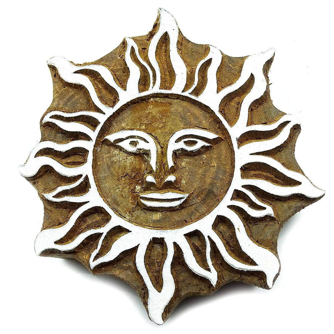 1 Pcs Sun Stamp Wood Block Art Pottery Scrapbook Stamp | Etsy