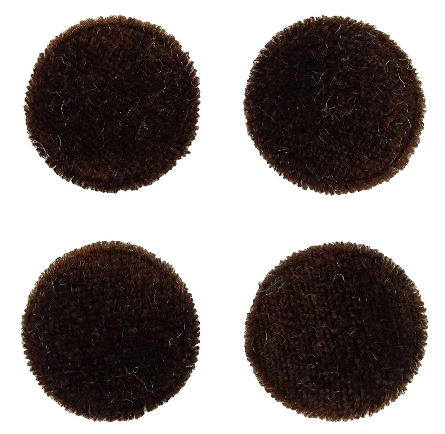 12 Pieces Solid 2 Holes Buttons Sewing Velvet Fabric Cloth | Etsy