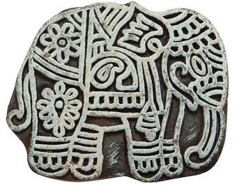 Lotus Pattern Wooden Hand Block Printing Textile Carved Print - Etsy