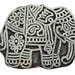 1 Pcs Elephant Pattern Wooden Block Hand Carved Wood Printing - Etsy