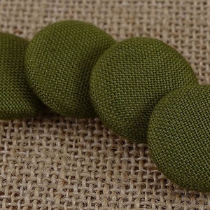 2 Holes Buttons Decorative Round Shape Rayon Fabric Covered - Etsy