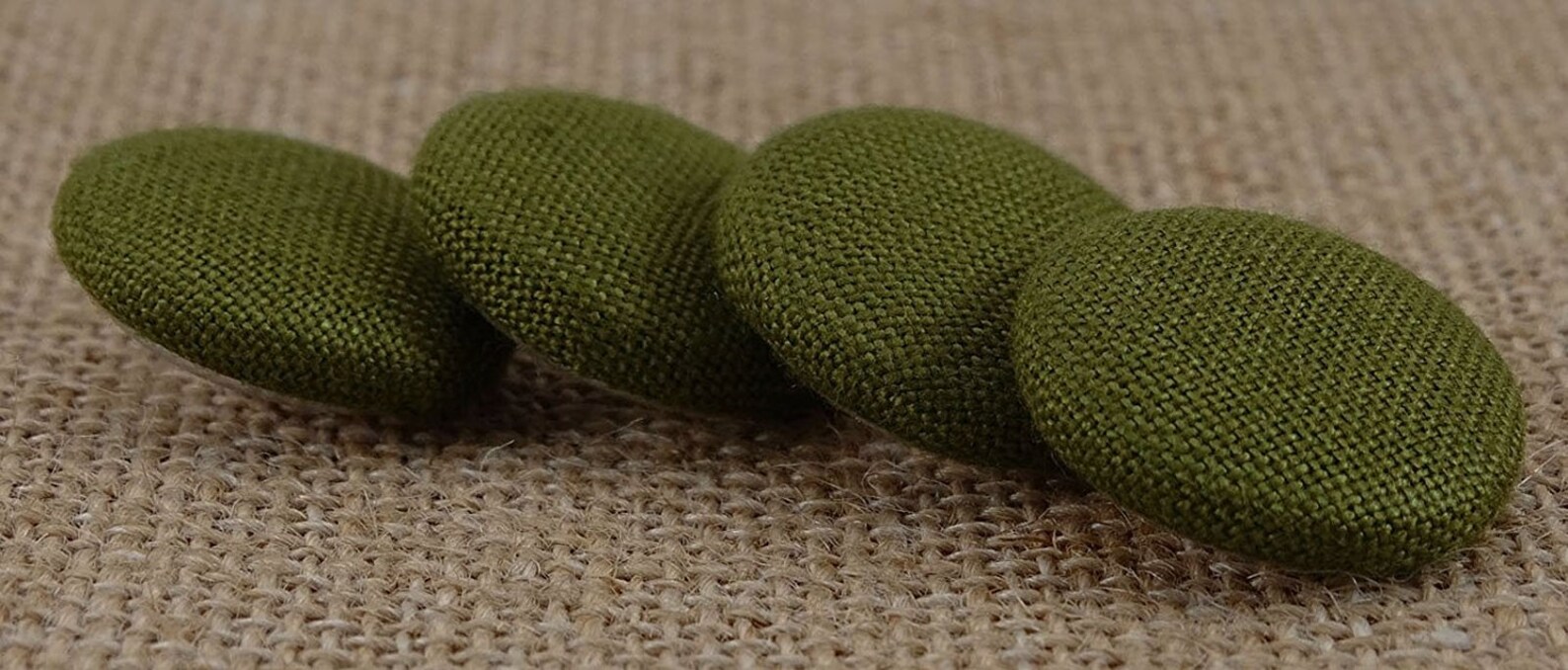 2 Holes Buttons Decorative Round Shape Rayon Fabric Covered - Etsy