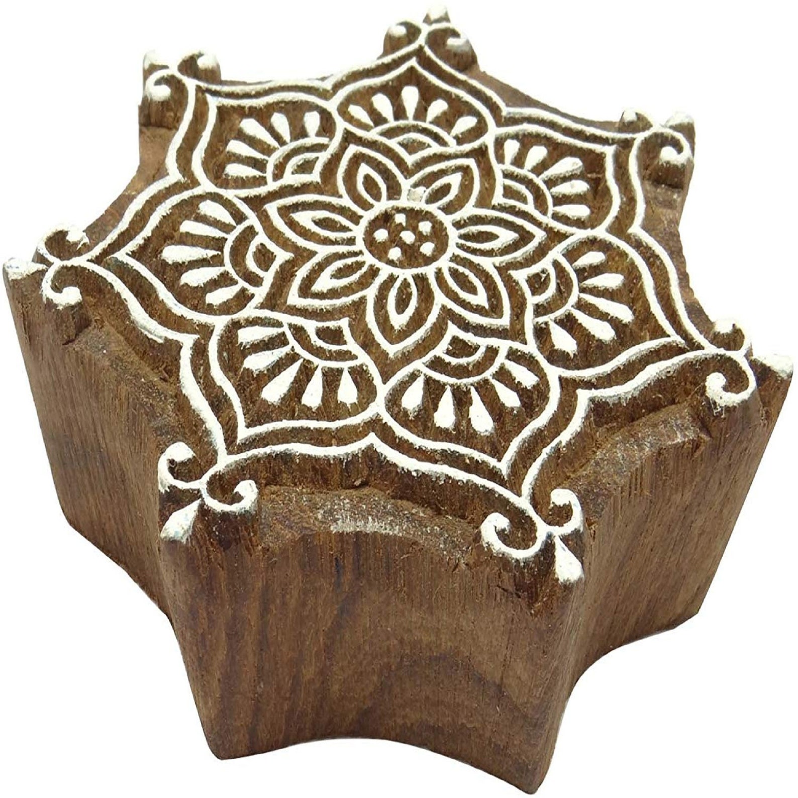 Hand Carved Floral Design Wooden Block Textile Printing | Etsy