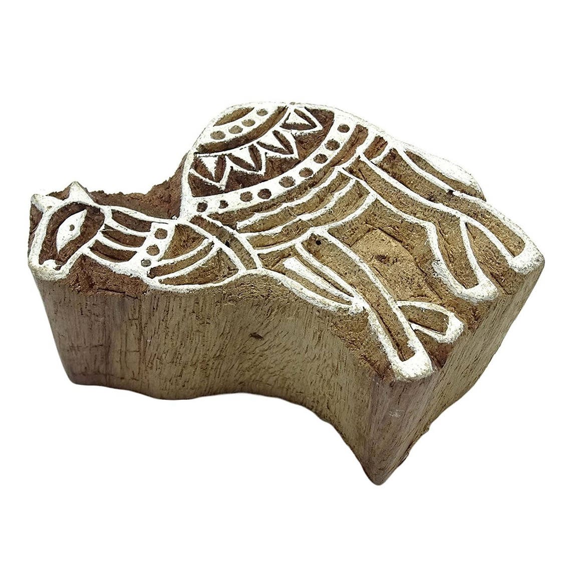 Indian Art Hand Carved Camel Pattern Wooden Printing Block | Etsy