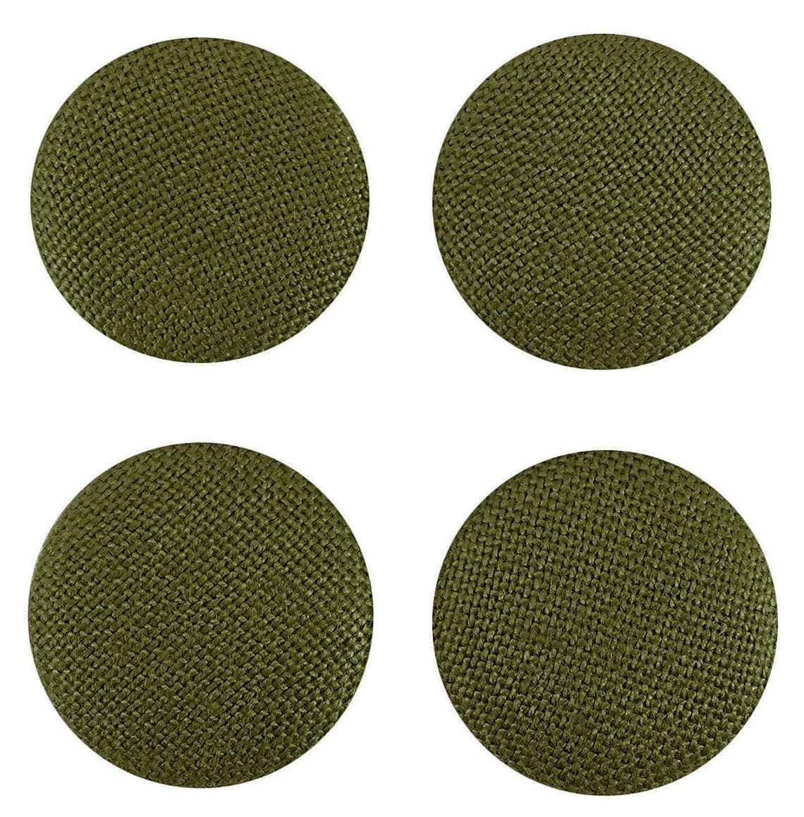 2 Holes Buttons Decorative Round Shape Rayon Fabric Covered - Etsy